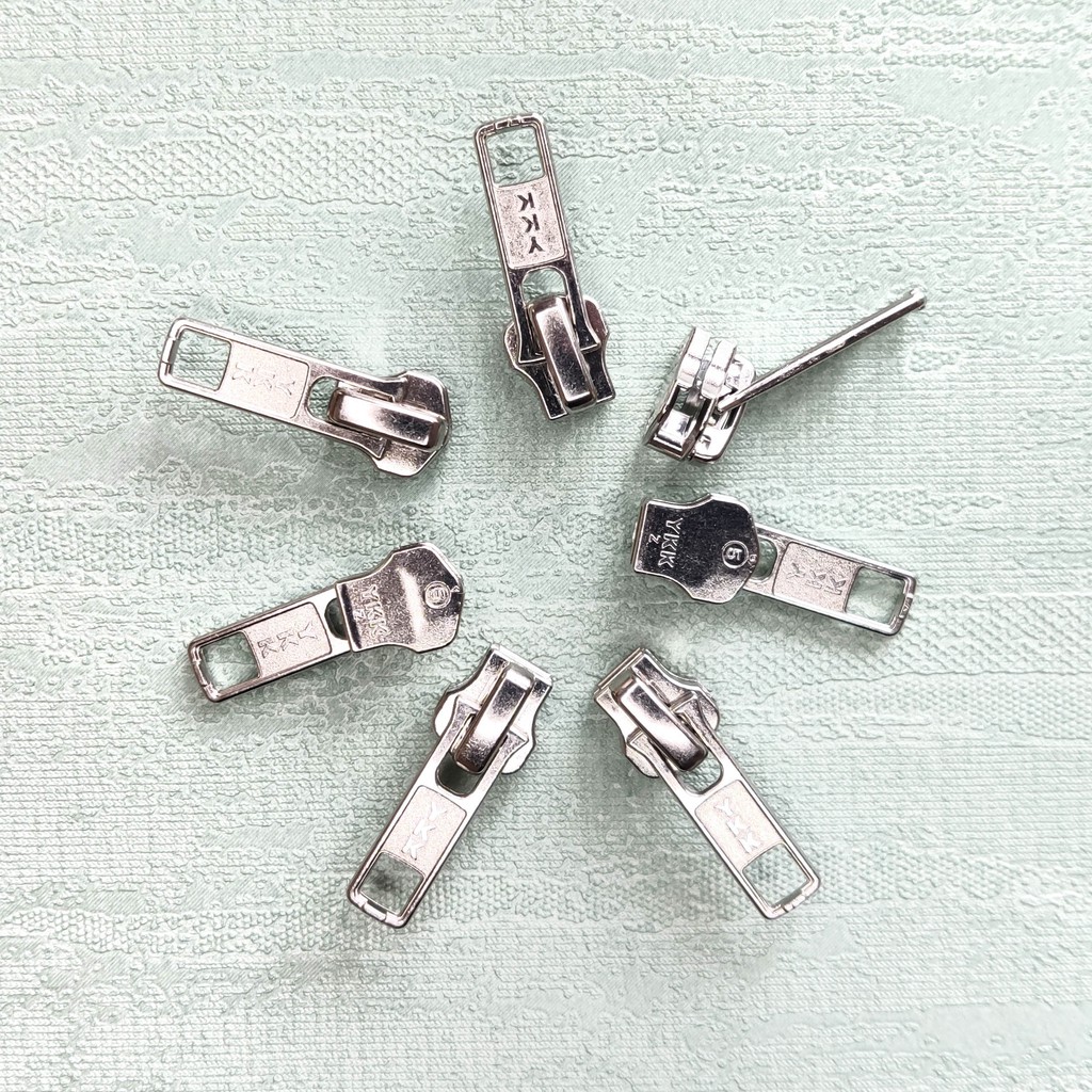 Jual YKK slider - kepala zipper ritsleting besi no 5 kotak | Shopee ...
