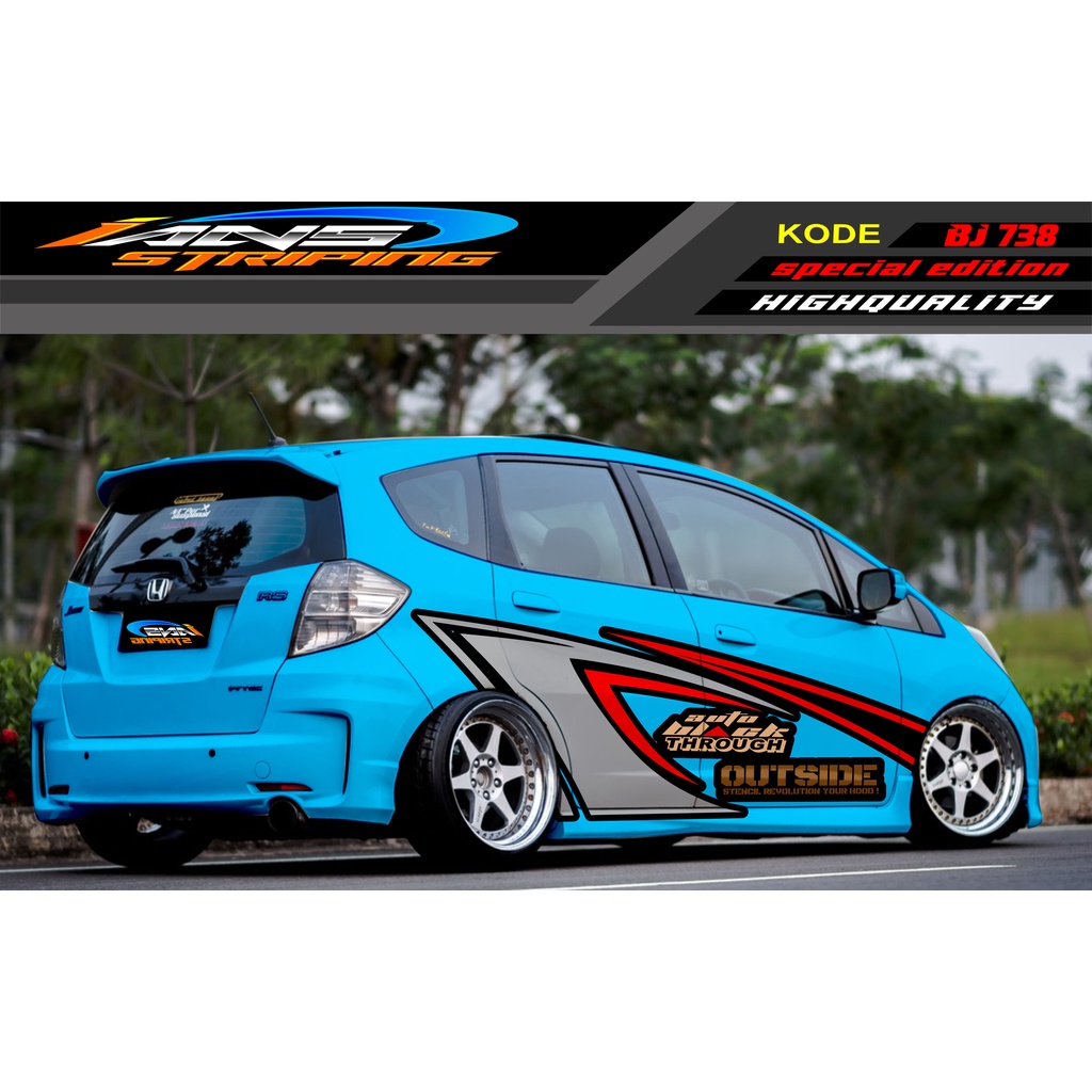 Jual DECAL STICKER MOBIL HONDA BRIO AGYA JAZZ AVANZA YARIS / DECAL ...