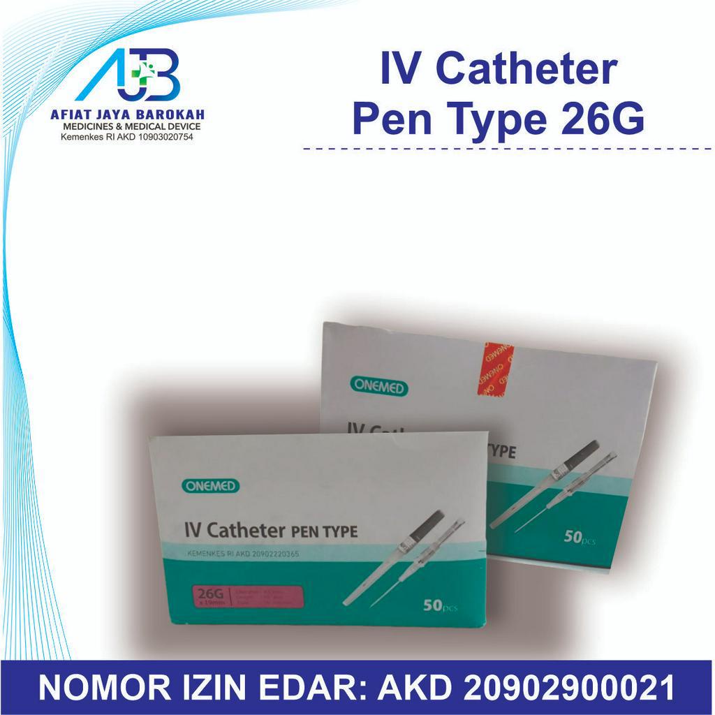 Jual IV Catheter Pen 26G Onemed | Shopee Indonesia