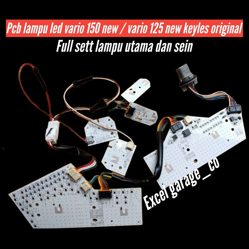 Jual pcb lampu led vario 150 new vario 125 new keyless original pcb lampu utama vario 150 new ...