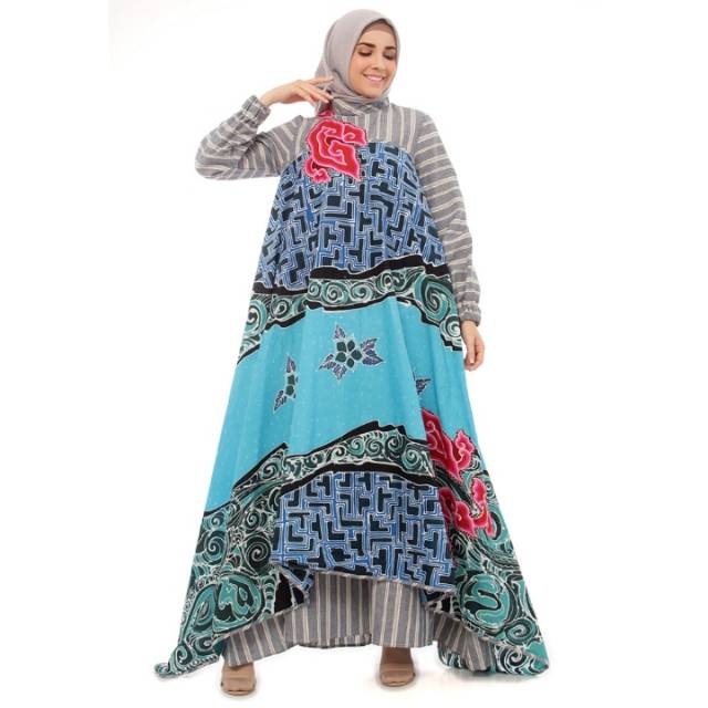 Jual Batik Langit Biru Syafa | Shopee Indonesia