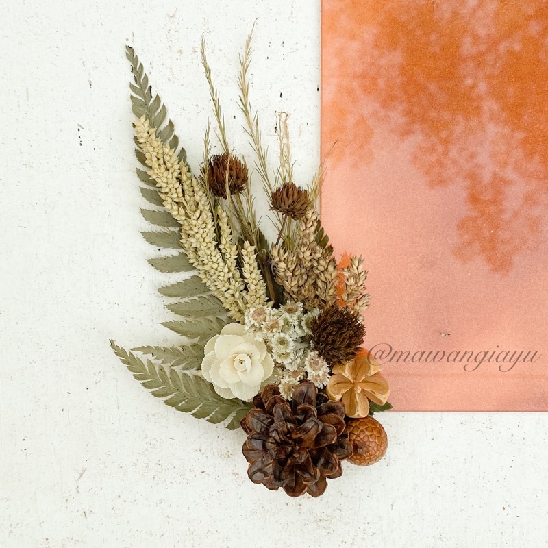 Jual BUNGA MAHAR | RANGKAIAN BUNGA KERING | RANGKAIAN RUSTIC DRIED ...