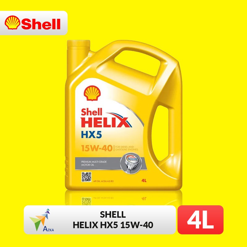 Jual Shell Helix HX5 15W-40 Oli Mobil [Galon] | Shopee Indonesia