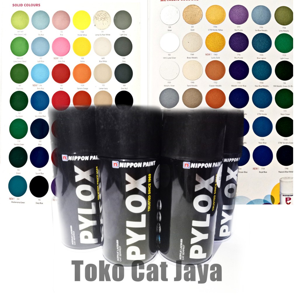 Jual PYLOX / Pilox NIPPON / Pilok 300cc / 300mL Cat Semprot | Shopee ...