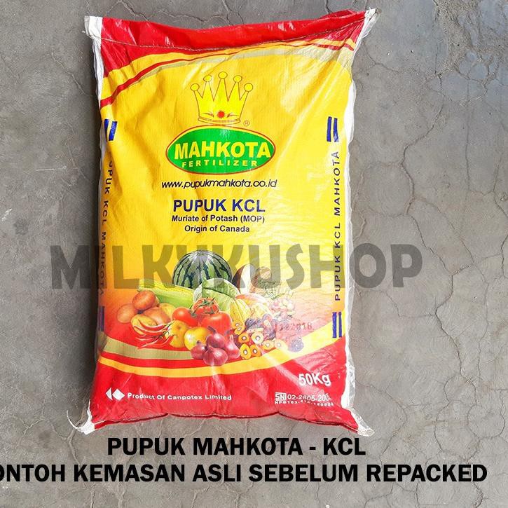 Jual Rebornϟtop PUPUK KCL MAHKOTA ORIGIN CANADA MURIATE OF POTASH MOP ...