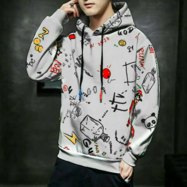 Jual SWEATER HODDIE ALL IN ONE SWEATER COWOK PAKAIAN PRIA | Shopee ...