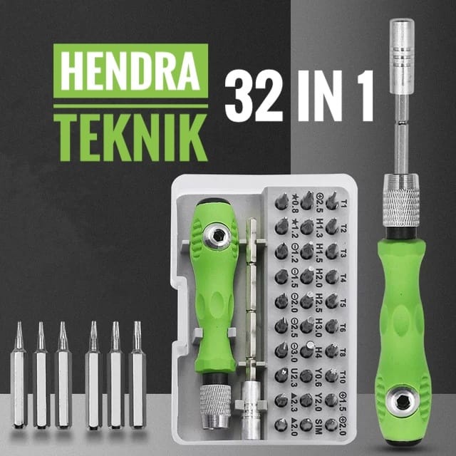 Jual OBENG HP 32PCS OBENG SERBAGUNA OBENG MULTIFUNGSI OBENG SET 32 IN 1 OBENG HANDPHONE PRESISI ...