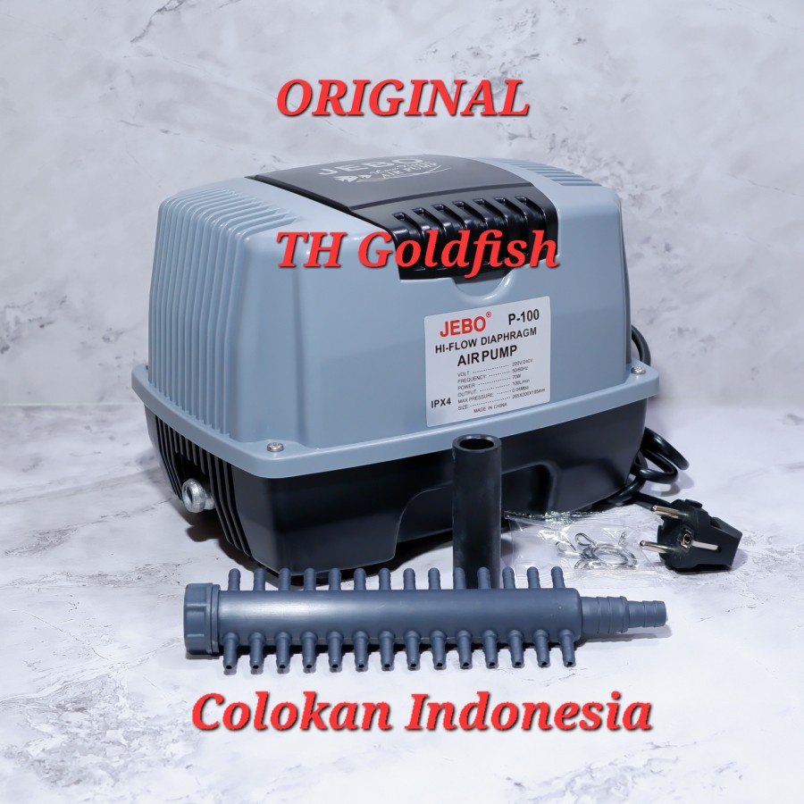 Jual Jebo P100 Pompa Udara Aerator Aquarium Kolam Air Pump | Shopee ...
