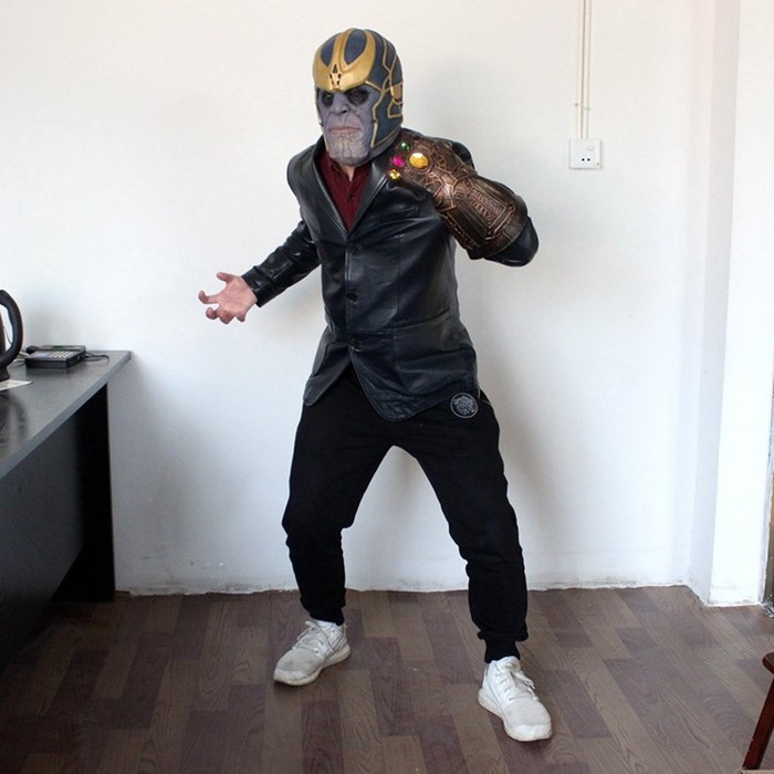 Jual Topeng Thanos Latex, Mask Thanos, Avengers, Marvel, Cosplay ...