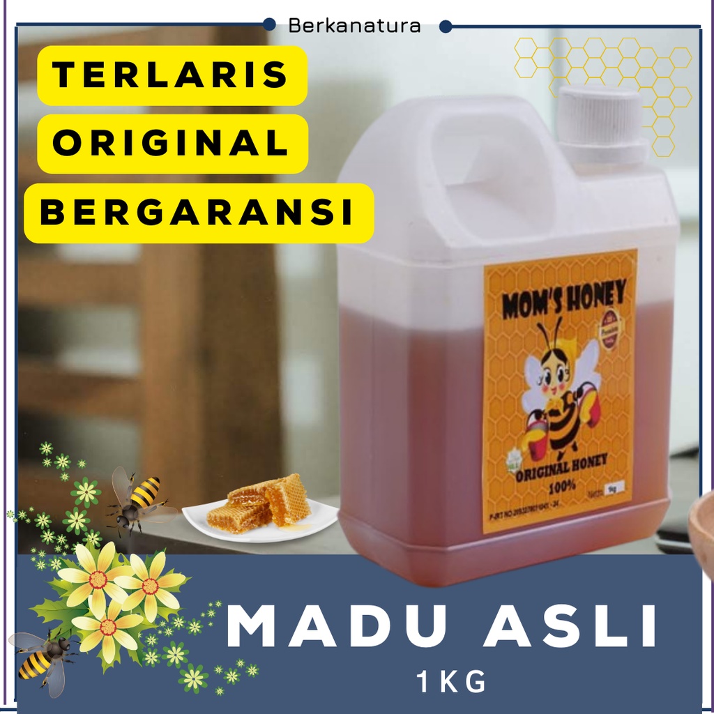 Jual Madu Asli madu murni Lebah Asli 100% (1kg) | Shopee Indonesia