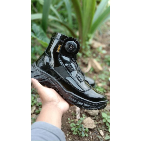 Jual Sepatu Pdl Pendek Tali Putar POLRI | Shopee Indonesia