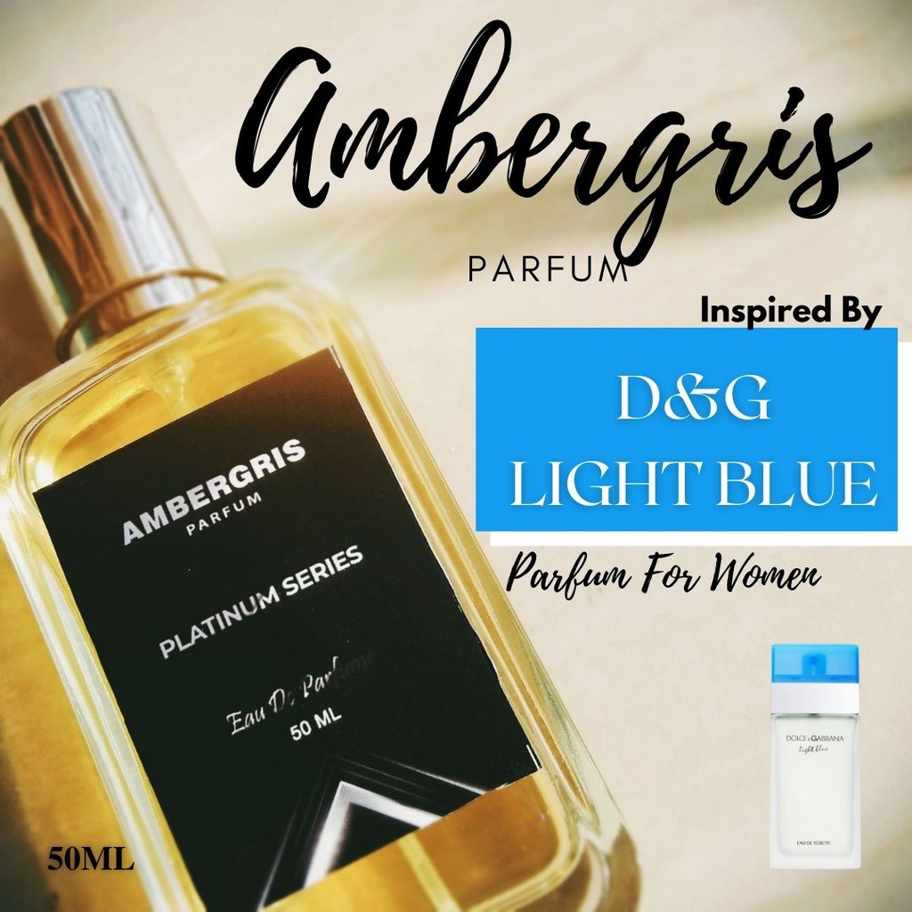 Jual Ambergris Parfum Light Blue Inspired Untuk Wanita Tahan Lama ...