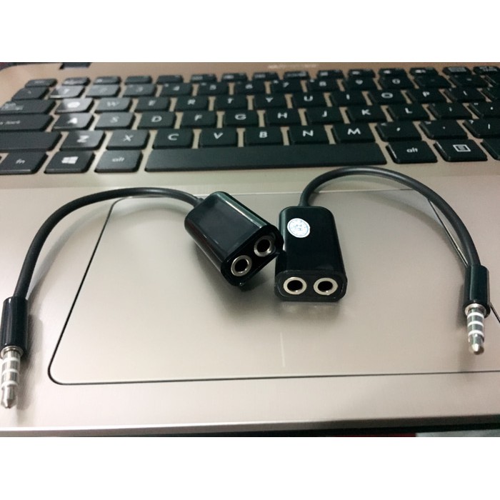 Jual Kabel Sound External 2 Output / Kabel sound Jack 3.5mm | Shopee ...