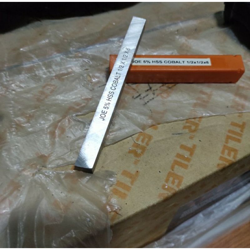 Jual pahat bubut hss 5 % size 1/2 x 1/2 x 6 inch joe cobalt mata pisau ...