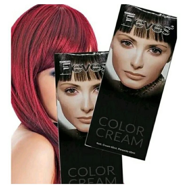 Jual Feves Hair Color Cream 60ml Pewarna Rambut | Shopee Indonesia