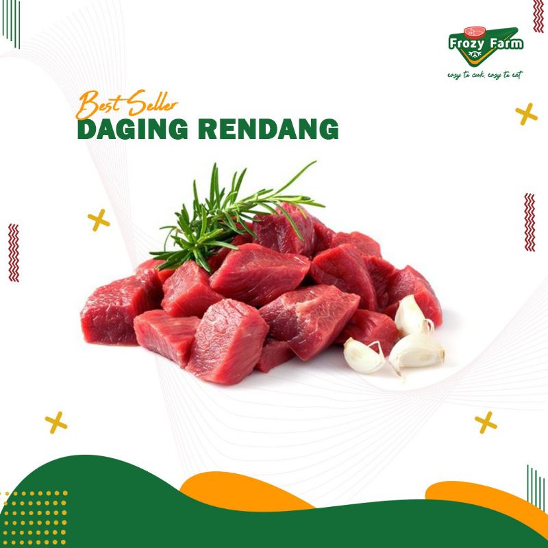 Jual Premium DAGING RENDANG HALAL / Rawon / SOTO 500 GRAM | Shopee ...