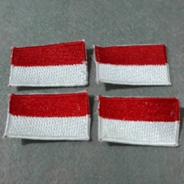 Jual Bed bendera merah putih kain ukuran 5cm x 3 cm | Shopee Indonesia