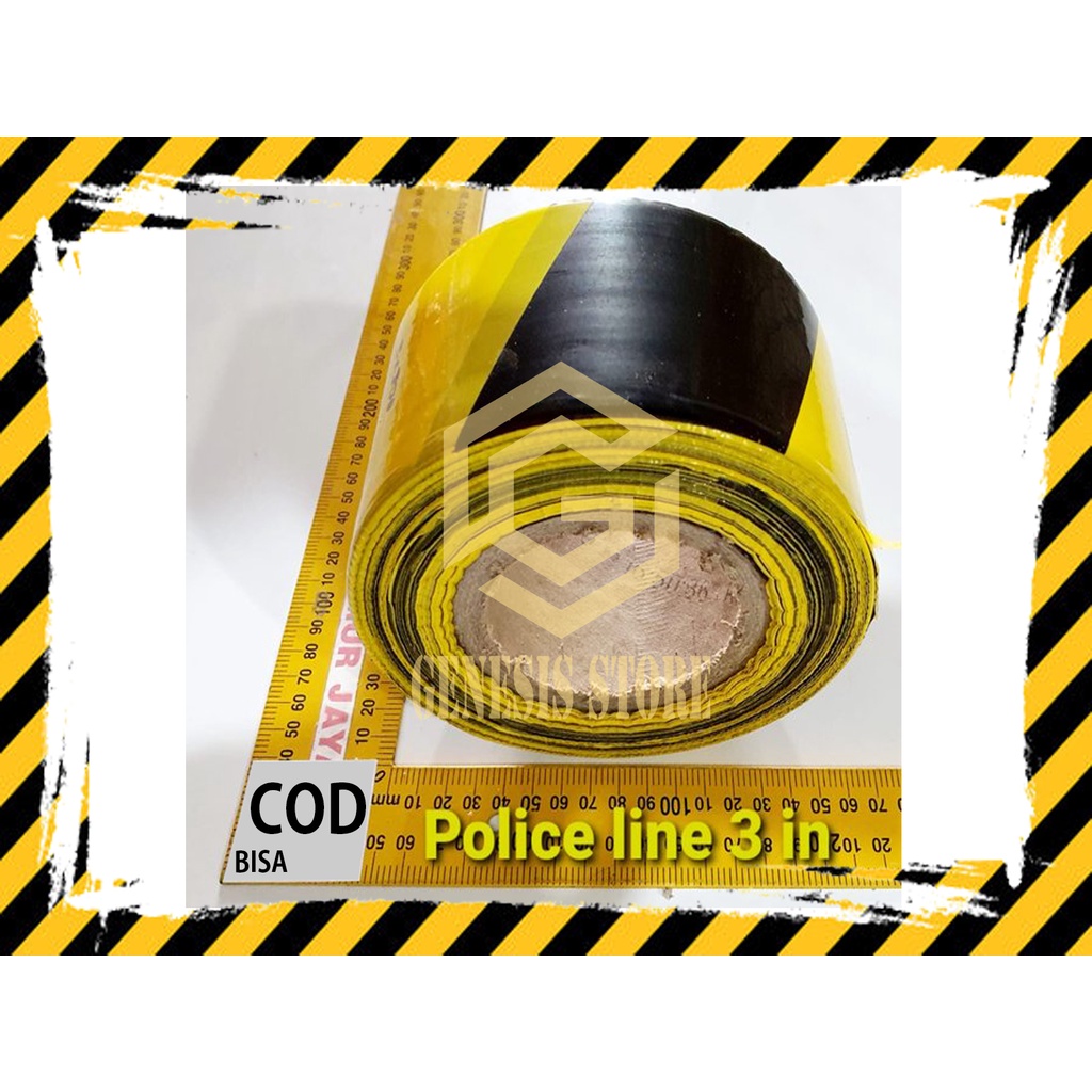 Jual PEMBATAS PROYEK POLICE LINE YELLOW LINE SAFETY LINE | Shopee Indonesia