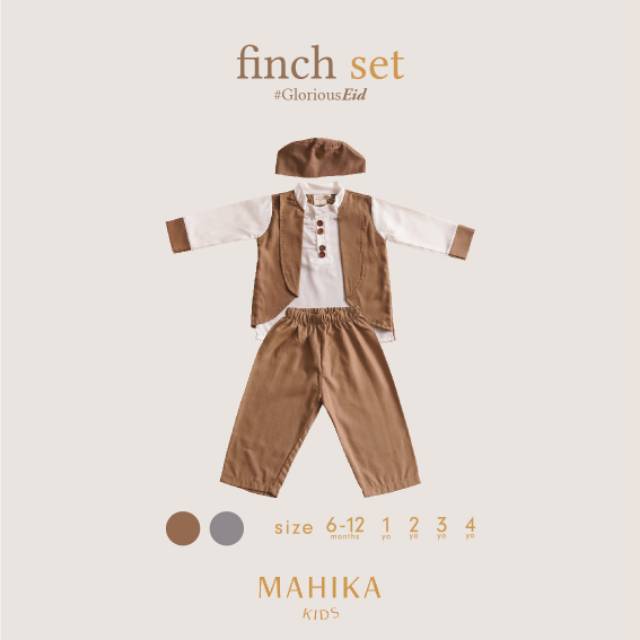 Jual FINCH SET MAHIKA KIDS #GloriousEid Mahikakids | Shopee Indonesia