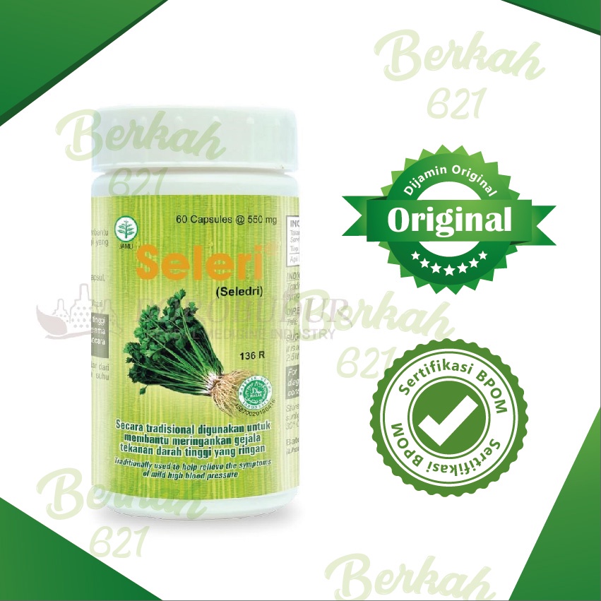 Jual Seleri 60 Kapsul - Menurunkan Tekanan Darah Tinggi - Borobudur ...