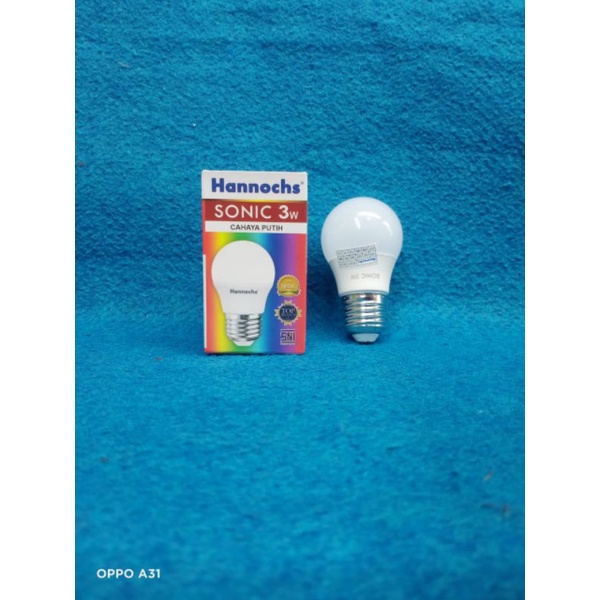 Jual Lampu LED Hannochs Sonic 3watt cahaya kuning/Wharm white | Shopee ...
