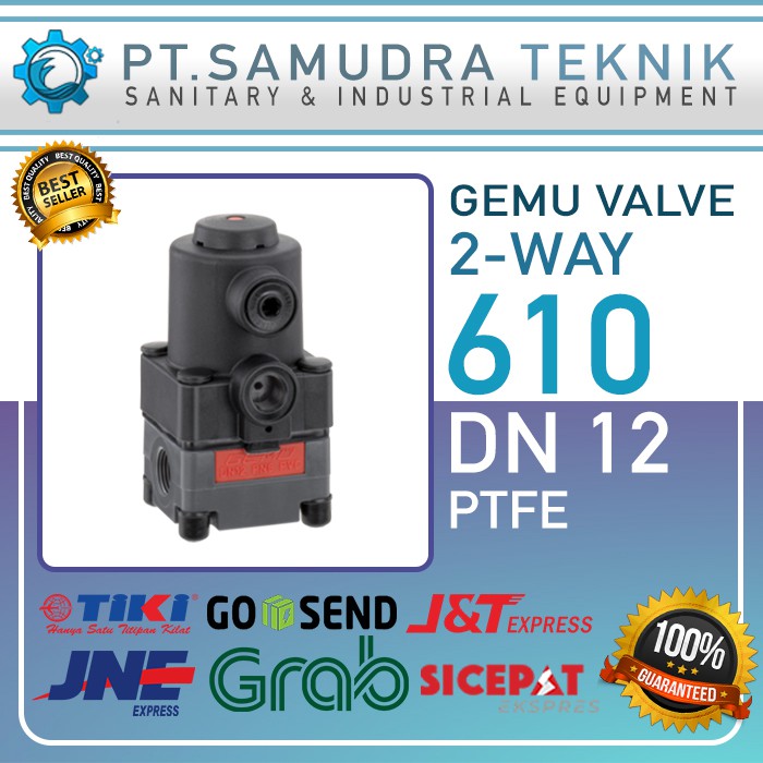 Jual Gemu Plastic Diaphragm Valve Type 610 DN 12 P.N 610 12D1 5 54 1 1 ...
