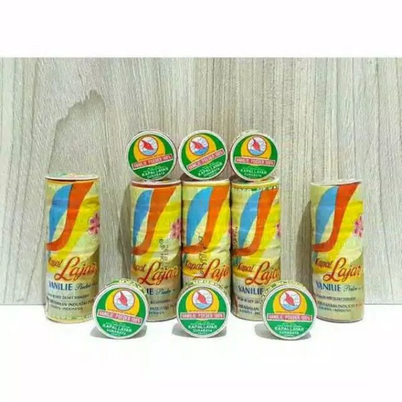 Jual Vanili Powder Cap Kapal Layar / Vanili Bubuk Cap Layar / Perisa Vanilla / Vanillin (500 mg ...