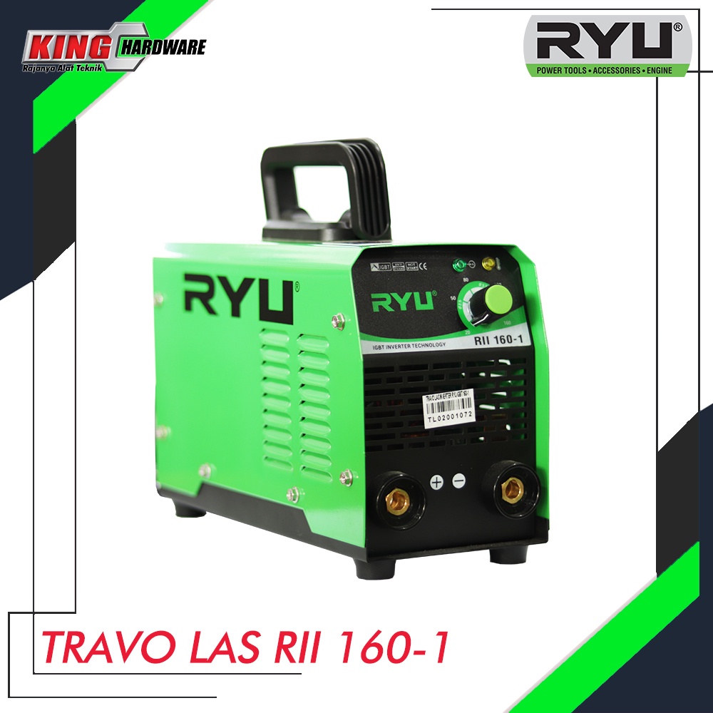 Jual TRAVO LAS INVERTER RYU 160-1 IGBT | Shopee Indonesia