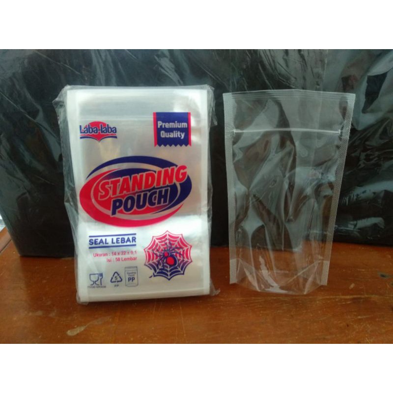 Jual Plastik standing pouch 14x22 | Shopee Indonesia
