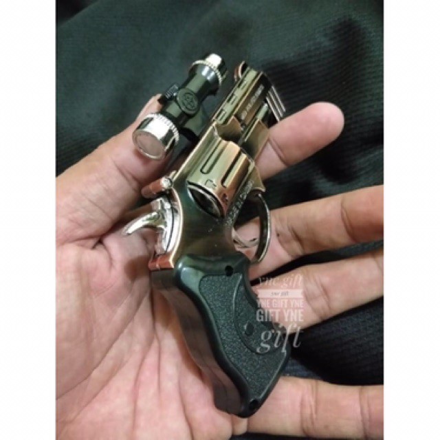Jual Korek Api Gas Bara Pistol Revolver Laser Mini Korek Pistol Laser ...