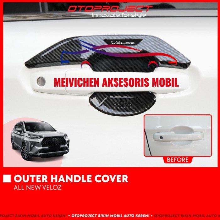 Jual Outer Handle Mangkok Pintu Otoproject All New Veloz 2021-2022 - CHROME | Shopee Indonesia