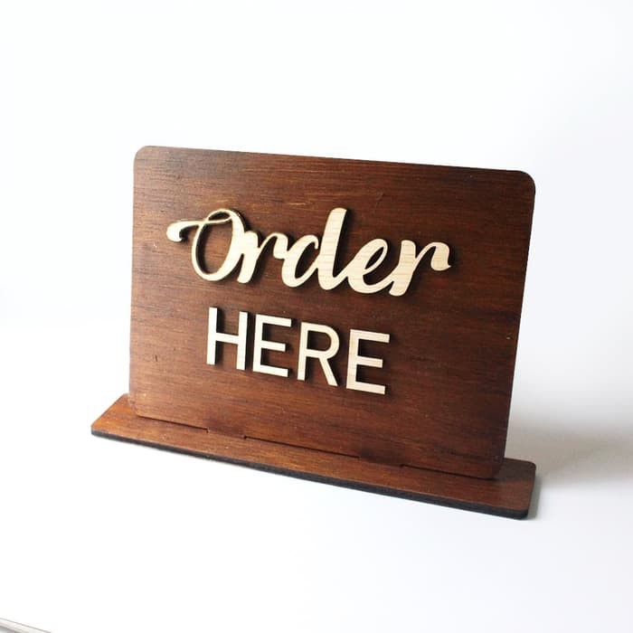 Jual Sign Kayu Order Here | Sign Board Toko Kayu | Shopee Indonesia
