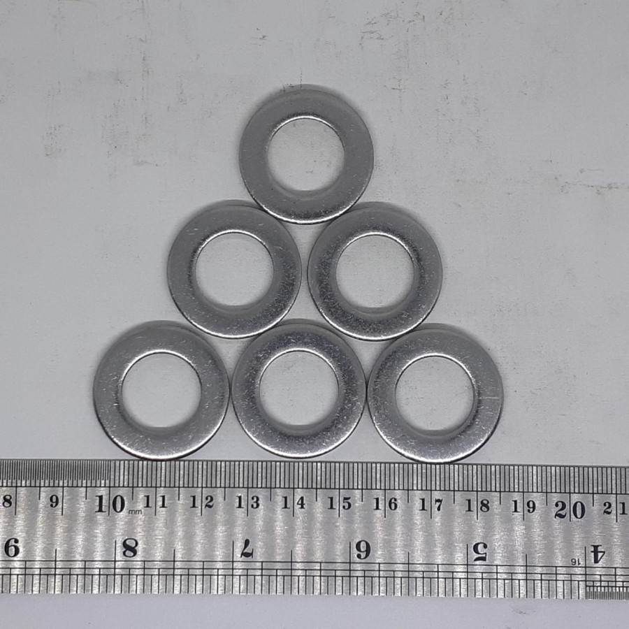 Jual RING PLAT STAINLESS STEEL M16 SS SUS 304 WASHER PLAT ANTI KARAT ...