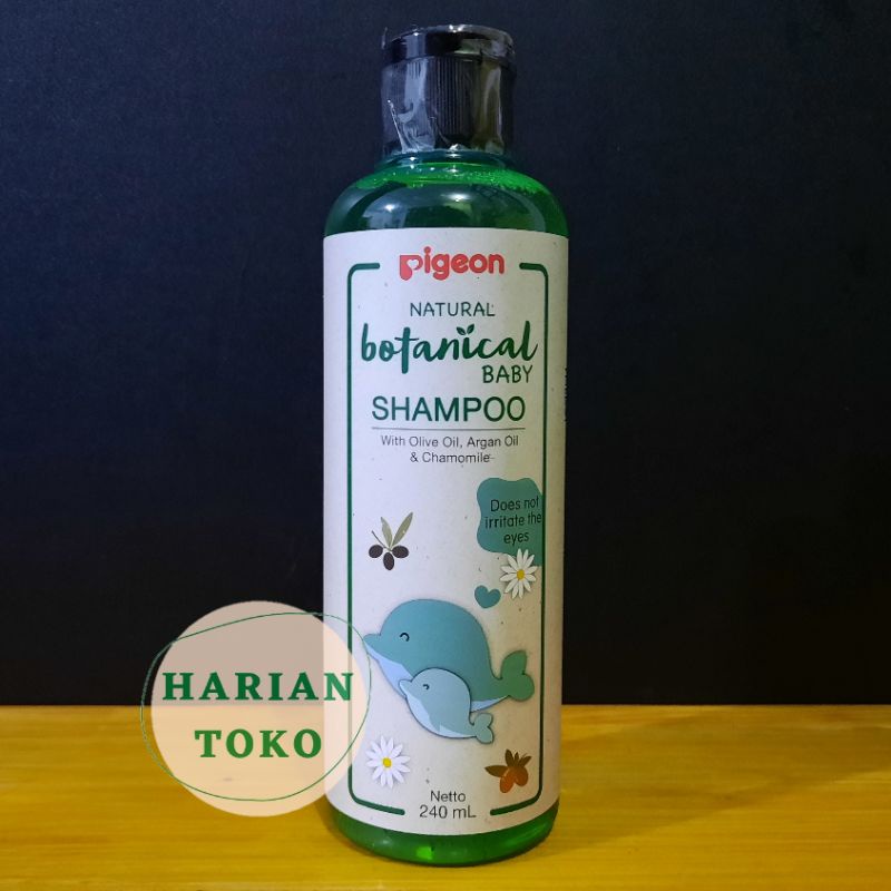 Jual Pigeon Natural Botanical Baby Shampoo 240ml | Shopee Indonesia