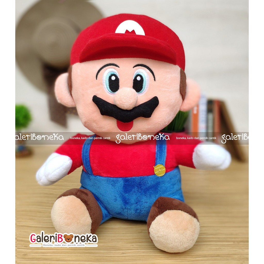 Jual Boneka Lucu Karakter Mario Bros 15 Inchi | Shopee Indonesia