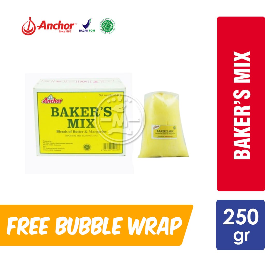 Jual Anchor Baker's mix Butter 250 gr | Shopee Indonesia