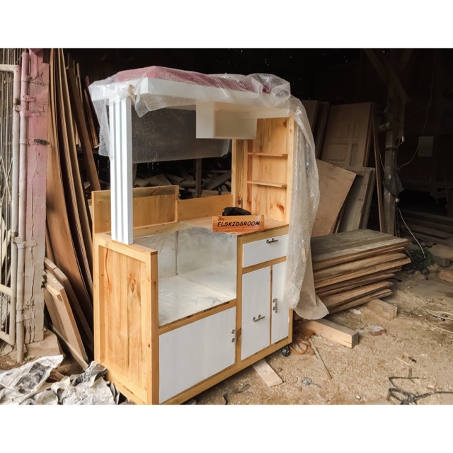 Jual BOOTH PORTABLE - EVENT DESK - GEROBAK | Shopee Indonesia