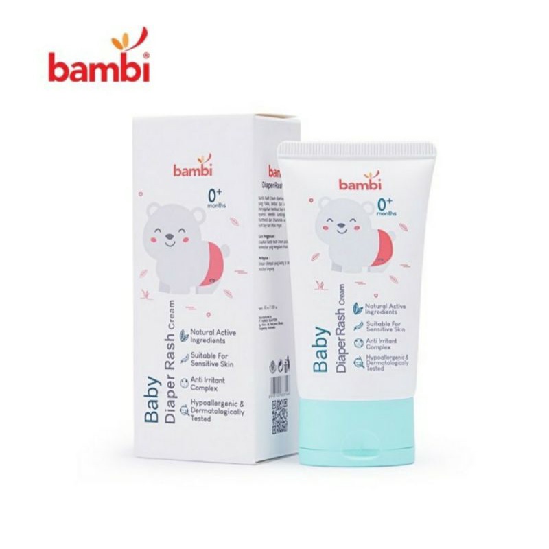 Jual Bambi Baby Diaper Rash Cream 50ml | Shopee Indonesia