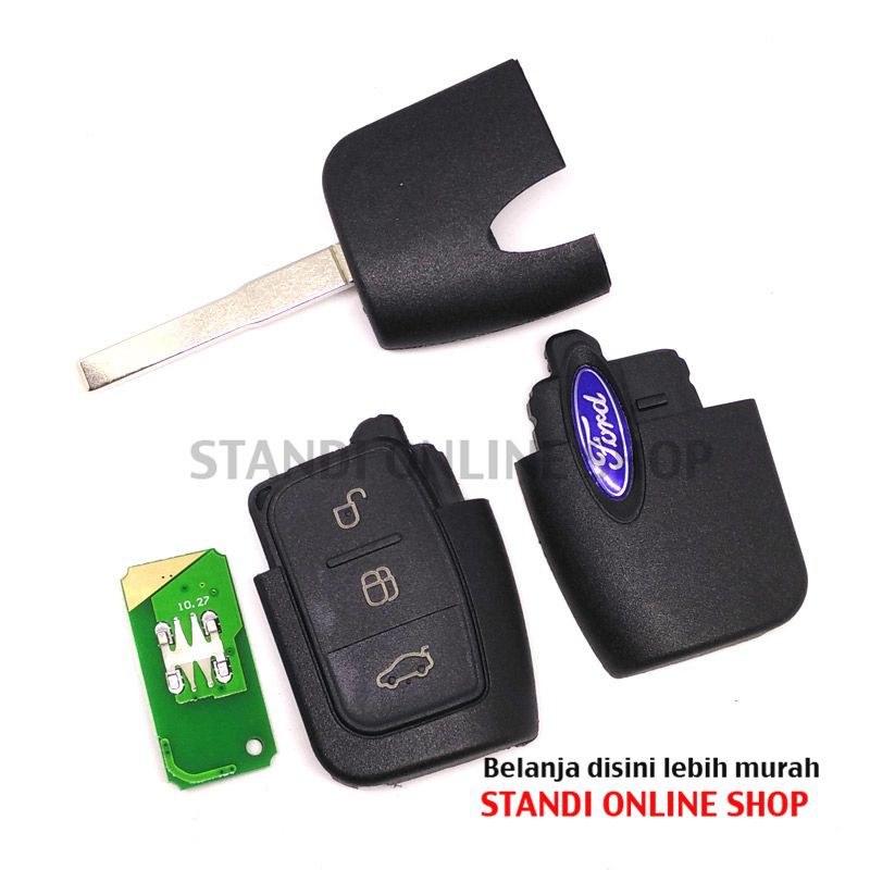 Jual Remote Kunci Chip Transponder Remote PCB Mobil Ford Fiesta 433Mhz ...