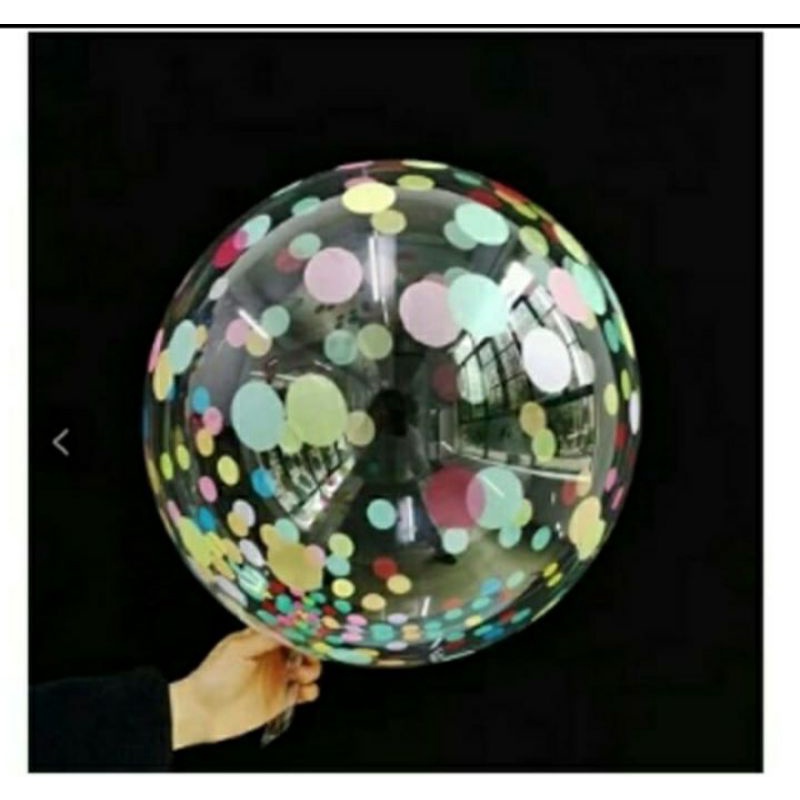 Jual Balon pvc transparan motif/bolon pvc motif ukrn 18 inch | Shopee ...