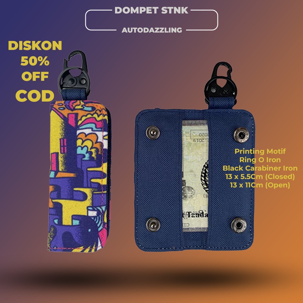 Jual ADZ Apparel Dompet STNK SIM mobil motor premium Printing Motif ...
