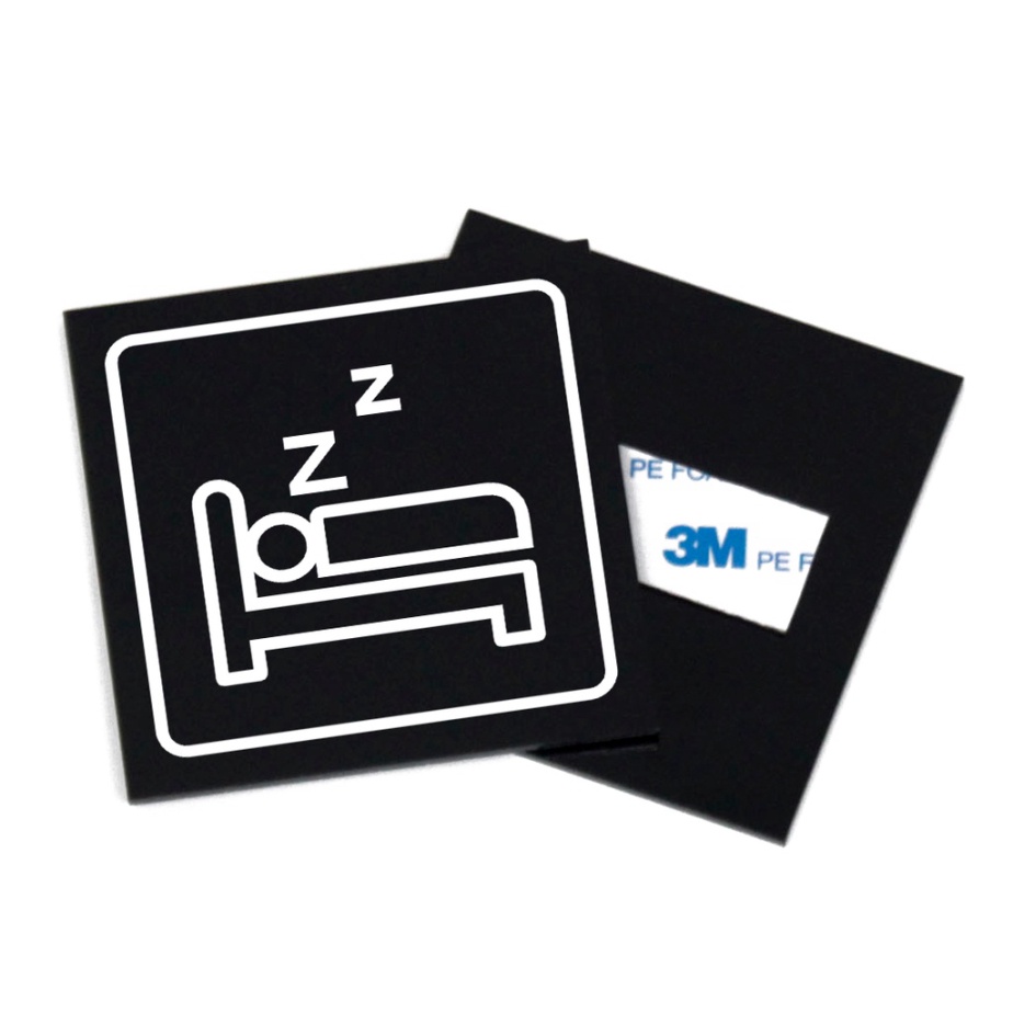 Jual nap room sign system - nap room door sign - signage board akrilik ...