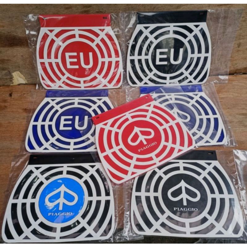 Jual Kepet Air Mudlaf Tebal Metalplast Emboss Genova Italy Mudlaf Vespa ...