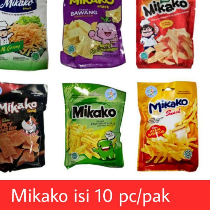 Jual Mikako keripik gandum 10bj/pak | Shopee Indonesia