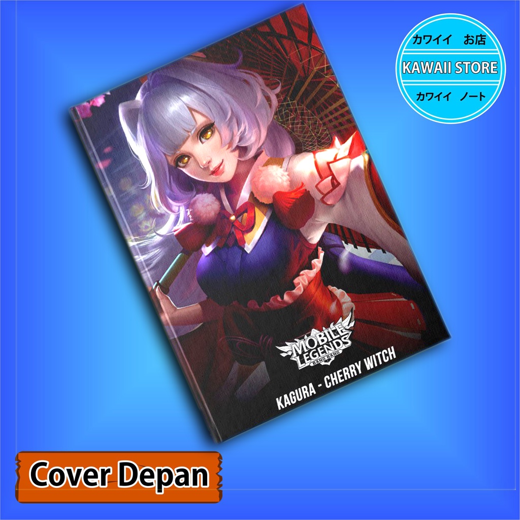 Jual Notebook / Pocket book Hard Cover Game MLBB KAGURA-CHERRY WITCH uk ...
