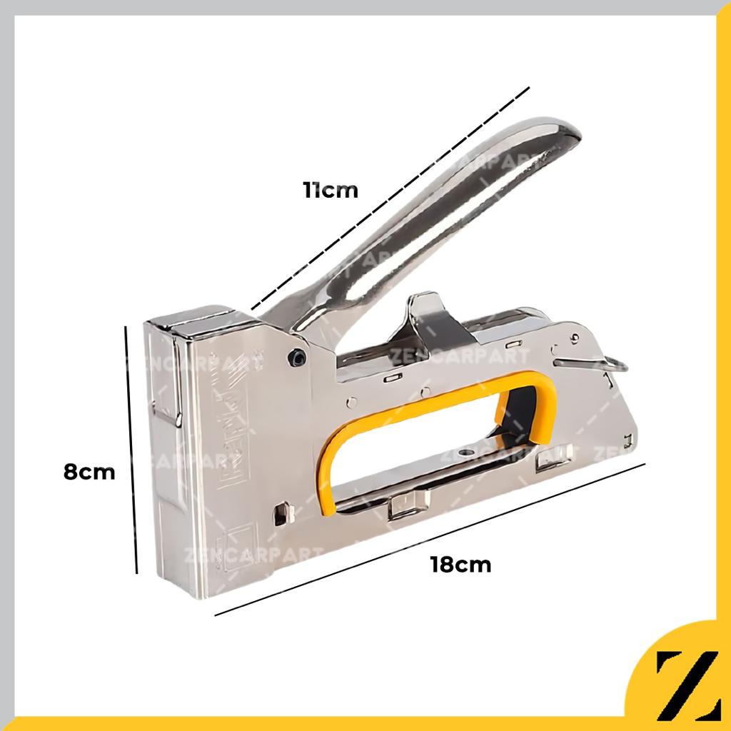 Jual Alat Staples Tembak Kertas Kayu Jok Motor Gun Tacker Steples ...