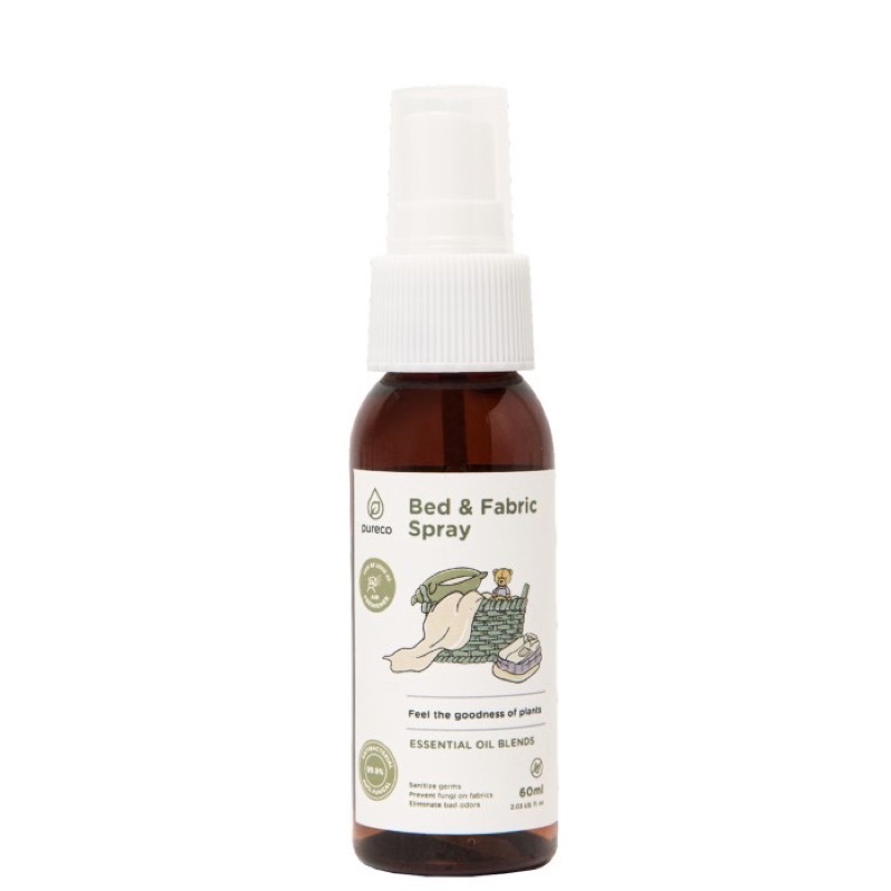 Jual Pureco Bed & Fabric Spray 60 ML | Shopee Indonesia