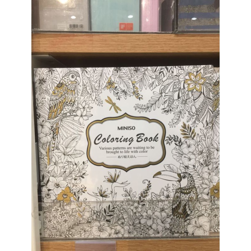Jual Miniso Adult Coloring Books / buku mewarnai untuk dewasa | Shopee ...