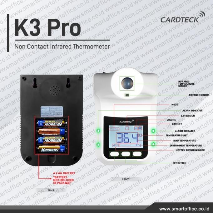 Jual K3 Pro Infrared Thermometer Komplit Standing Tripod Charger & Software | Shopee Indonesia