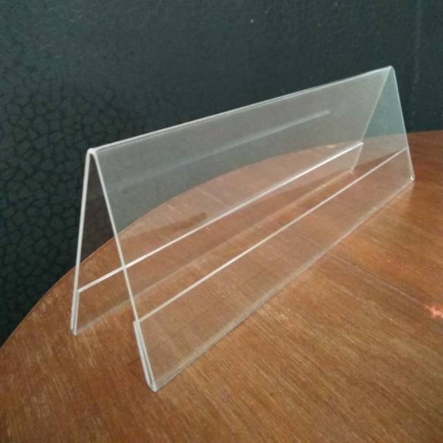 Jual NAME TAG / PAPAN NAMA MEJA 2 SISI UKURAN 30X10cm TEBAL 2MM ...